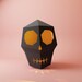 3D Papercraft Easy Halloween Skull DIY Model in Pdf, Dxf & Svg Format ...