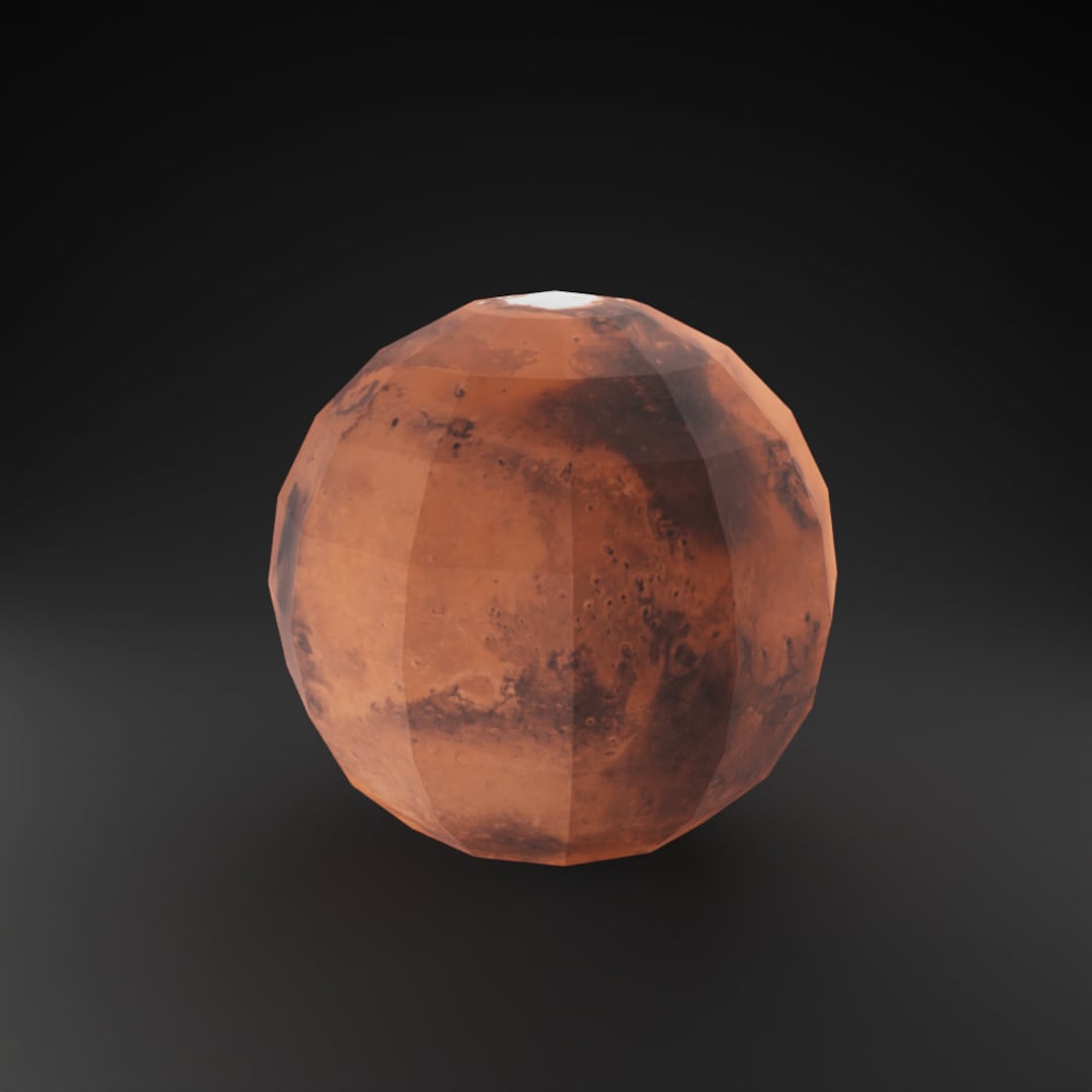 3d MARS Diy Model Paper Craft TEMPLATE in Pdf, Dxf and Svg Format, Kids ...