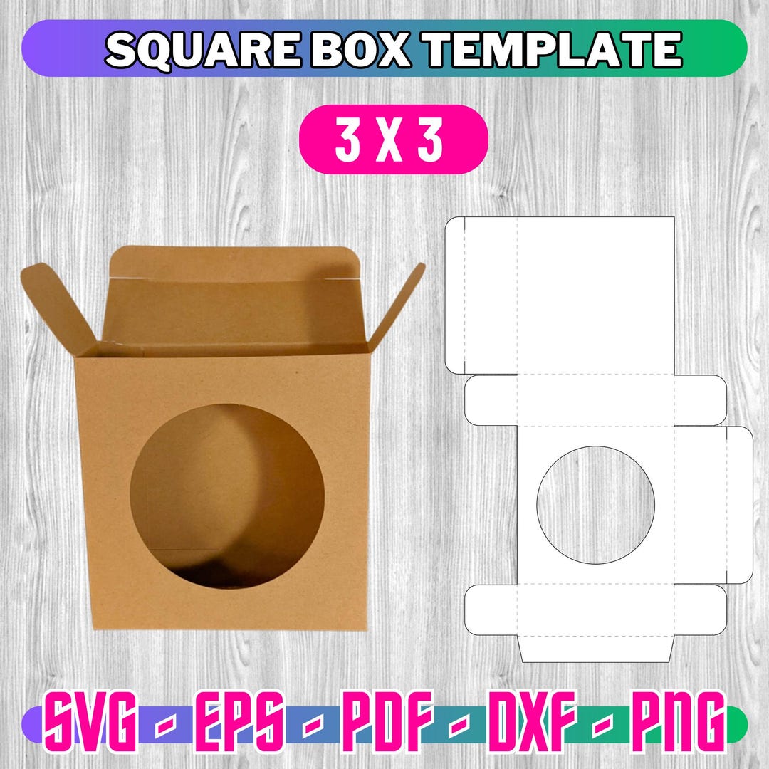 Box Svg, Rectangular Box Svg, Soap Box Svg, Square Box Template Svg ...