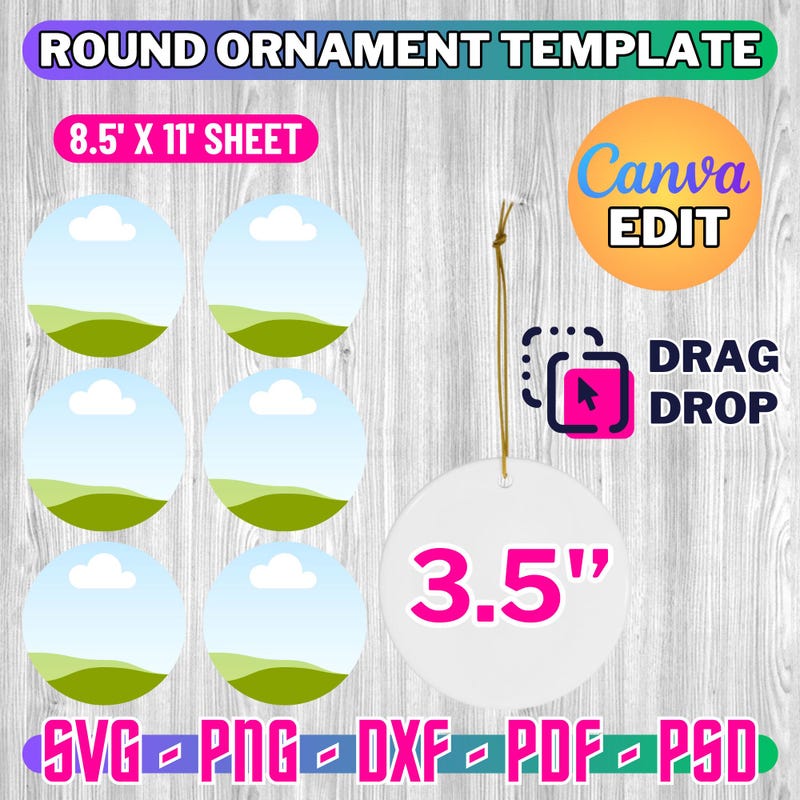 Ornament Template - Etsy