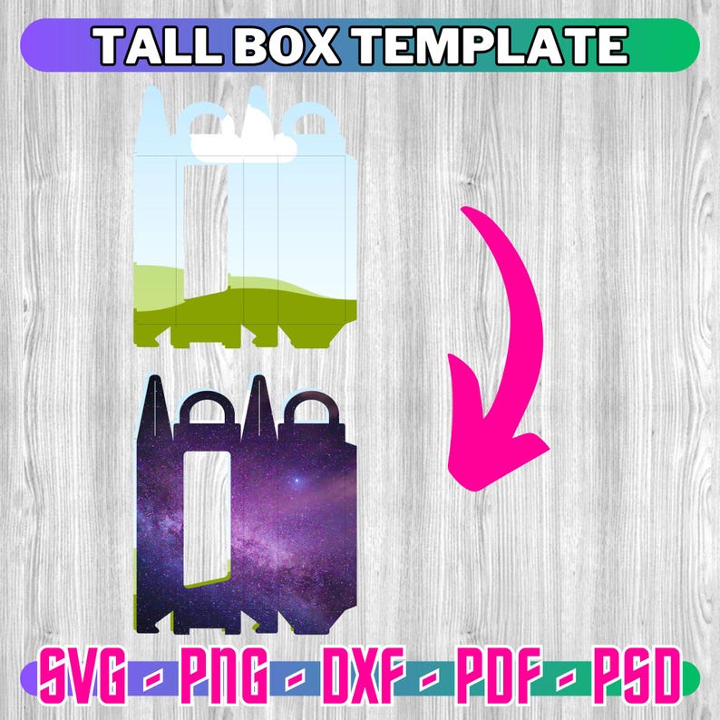 Tall Gable Box Template, Treat Box SVG (digital Download) - Etsy