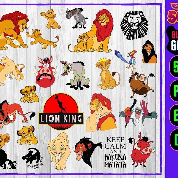 Lion King Numbers Svg - Etsy Israel