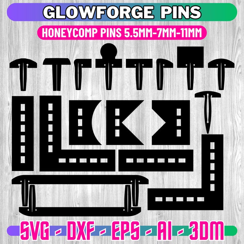 Laser Cut Pins - Etsy