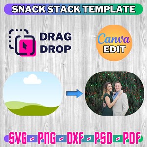 Snack Template, Snack Stack Chip Topper Label Template, Party Favor ...