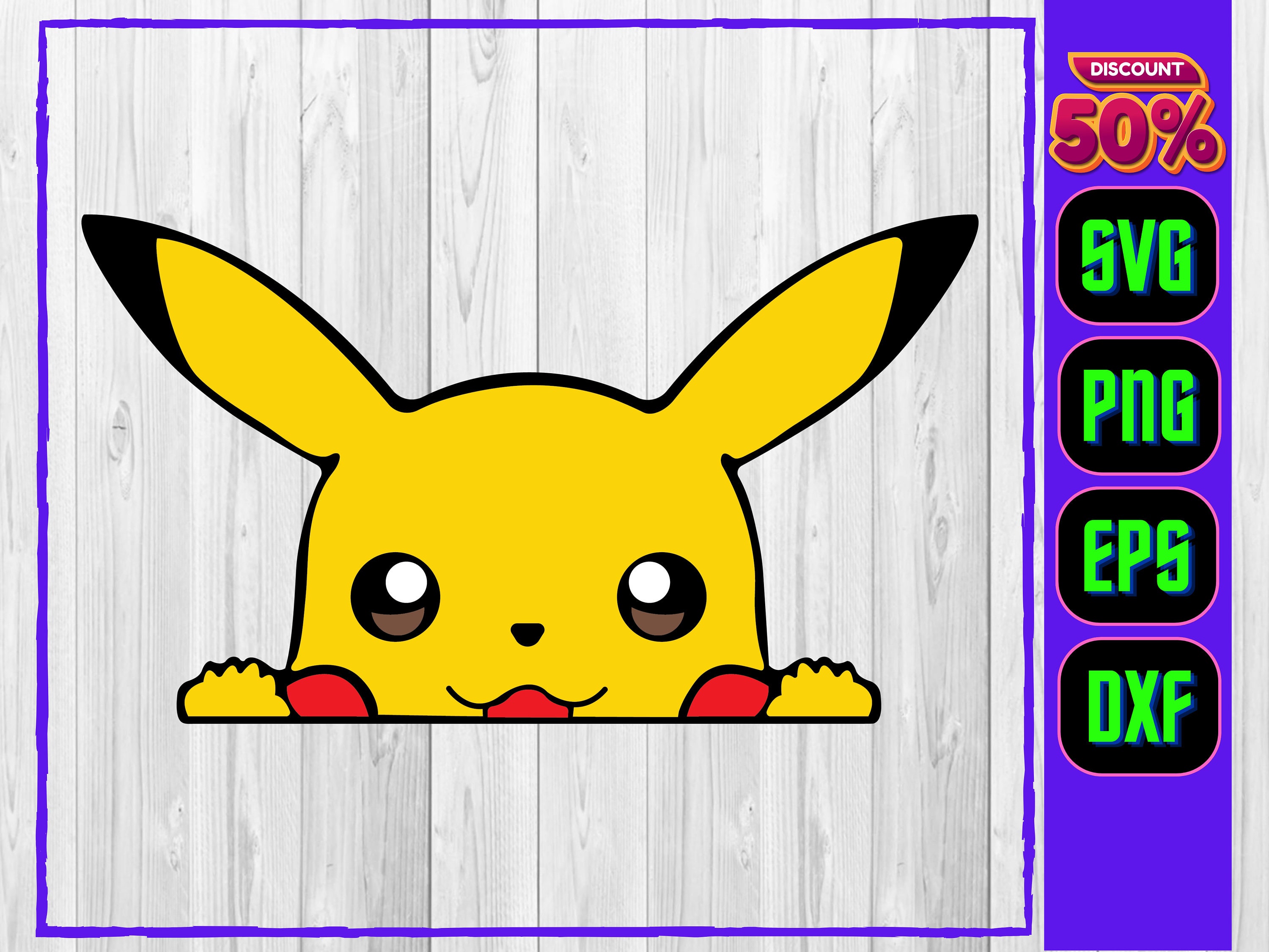 Pikachu Svg Pikachu Png Pokemon Cricut Vector Bundle - Etsy México