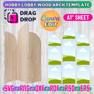 Hobby Lobby Wood Arch Panel - Etsy