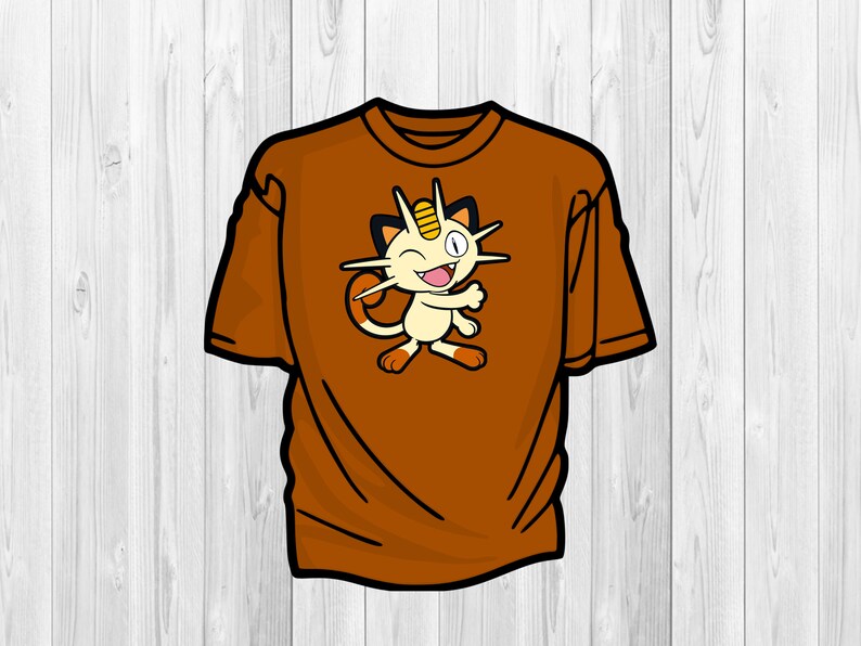 Meowth Svg Meowth Png Pokemon Cricut Vector Bundle Meowth - Etsy