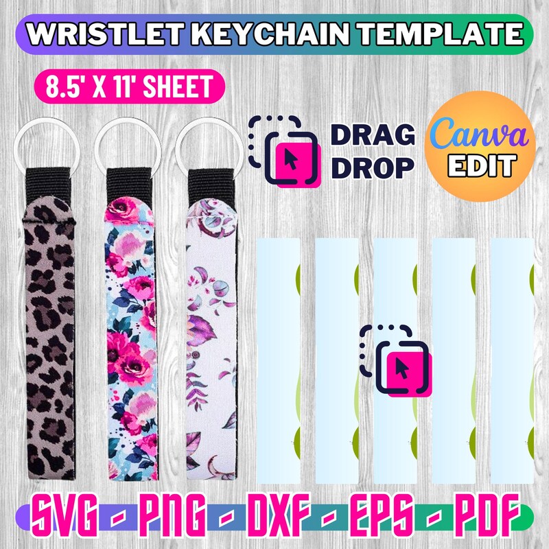 Wristlet Keychain - Etsy