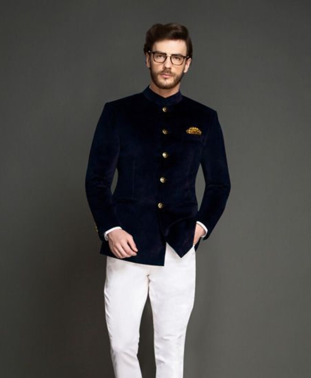 Indian Ethnic Stylish Jodhpuri Suit for Men Mandarin Suit for - Etsy UK