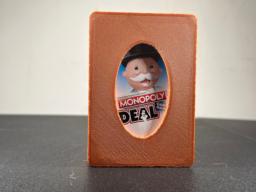 Wood Filament Extended Card Game Case for Monopoly Deal, Uno, and Other ...