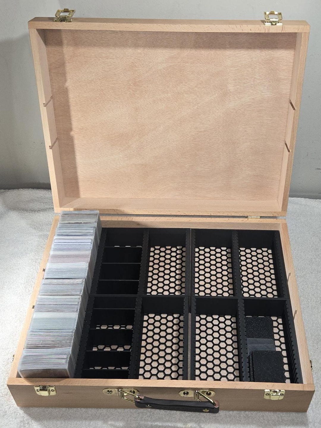 Engraved Wooden Card Game Storage Box: MTG, Lorcana, Dominion - Etsy