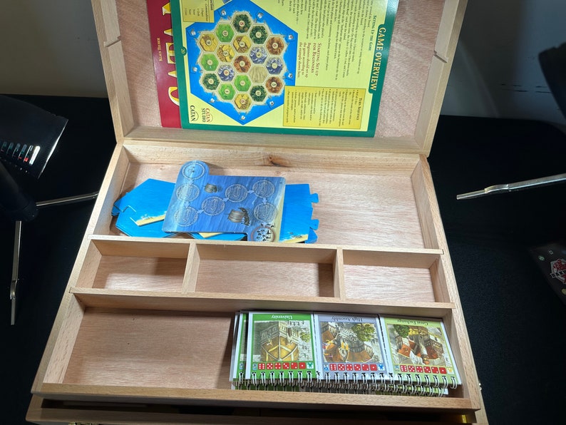 Settlers of Catan Game Storage (including Expansions, Compatible With ...