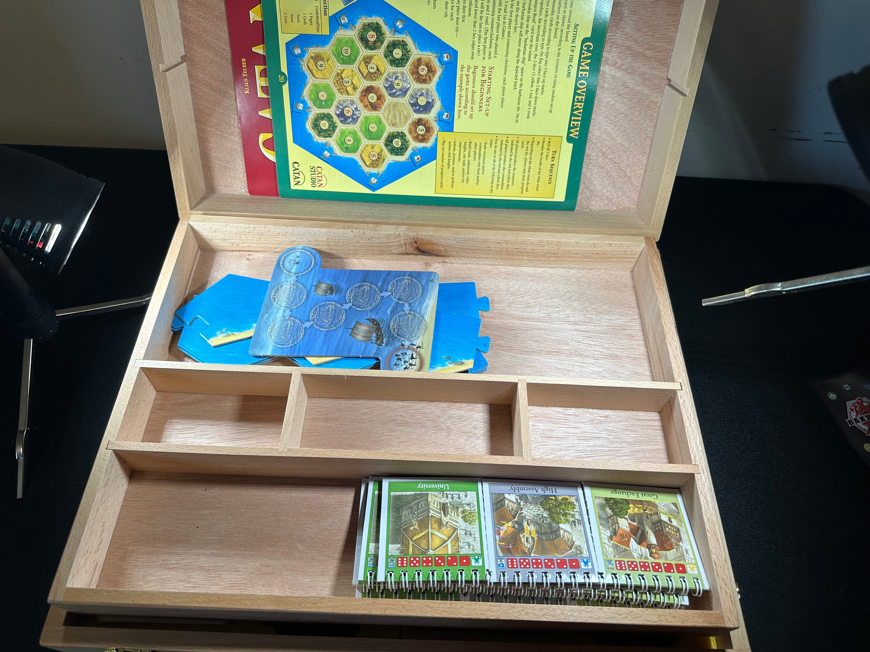 Settlers of Catan Game Storage including Expansions - Etsy