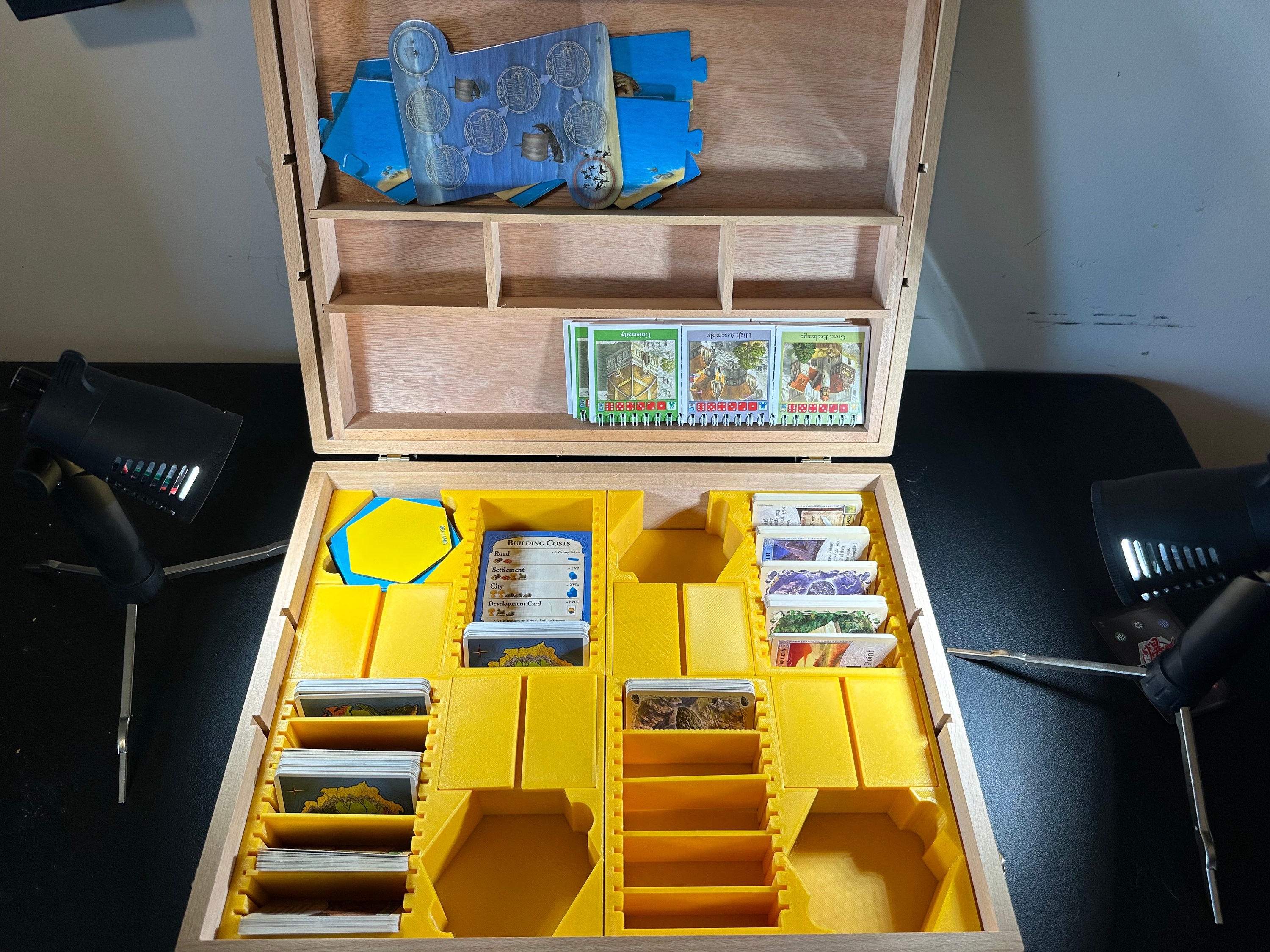 Settlers of Catan Game Storage including Expansions - Etsy
