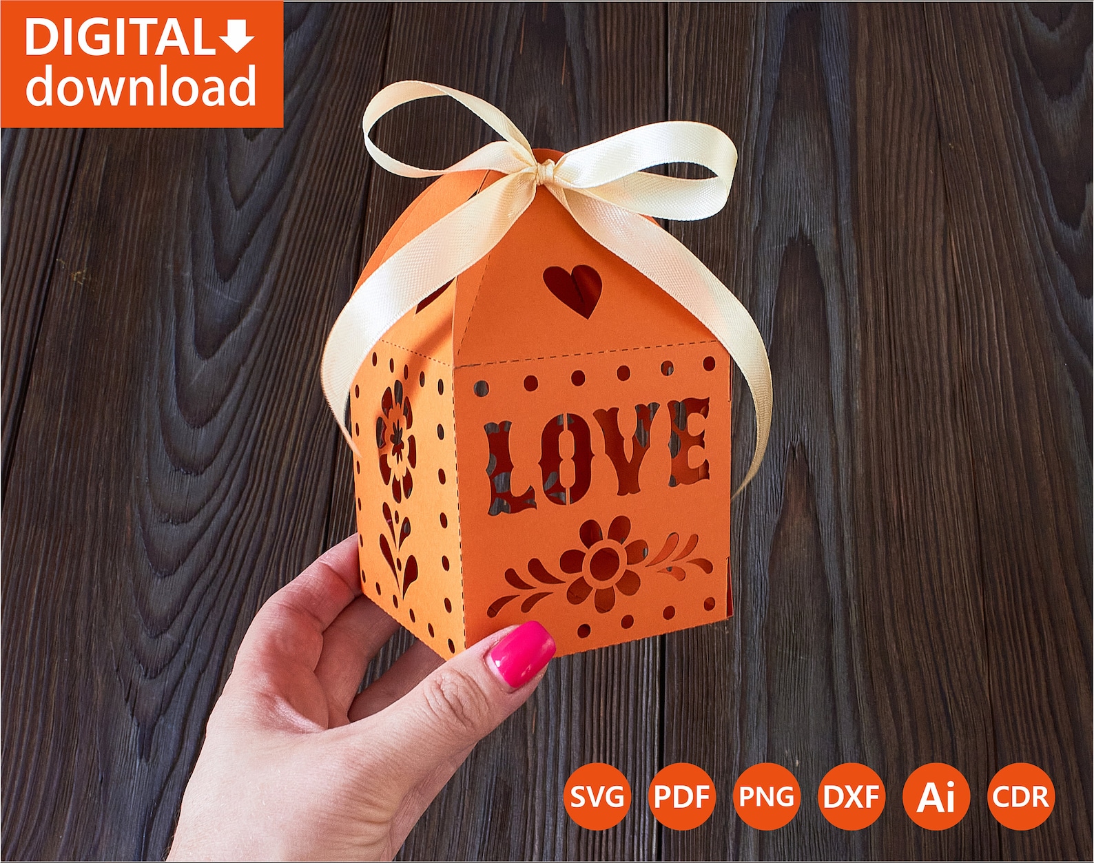 Mexican Favor Box Svg Template, Fiesta Party Box, Papel Picado Candy ...