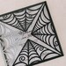 Spider Web Halloween Invitation Template: 4-fold SVG, Cricut, Laser Cut ...