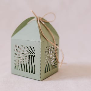 Tropical Favor Box Svg Template, Tropic Party Box, Palm Tree Candy Box ...
