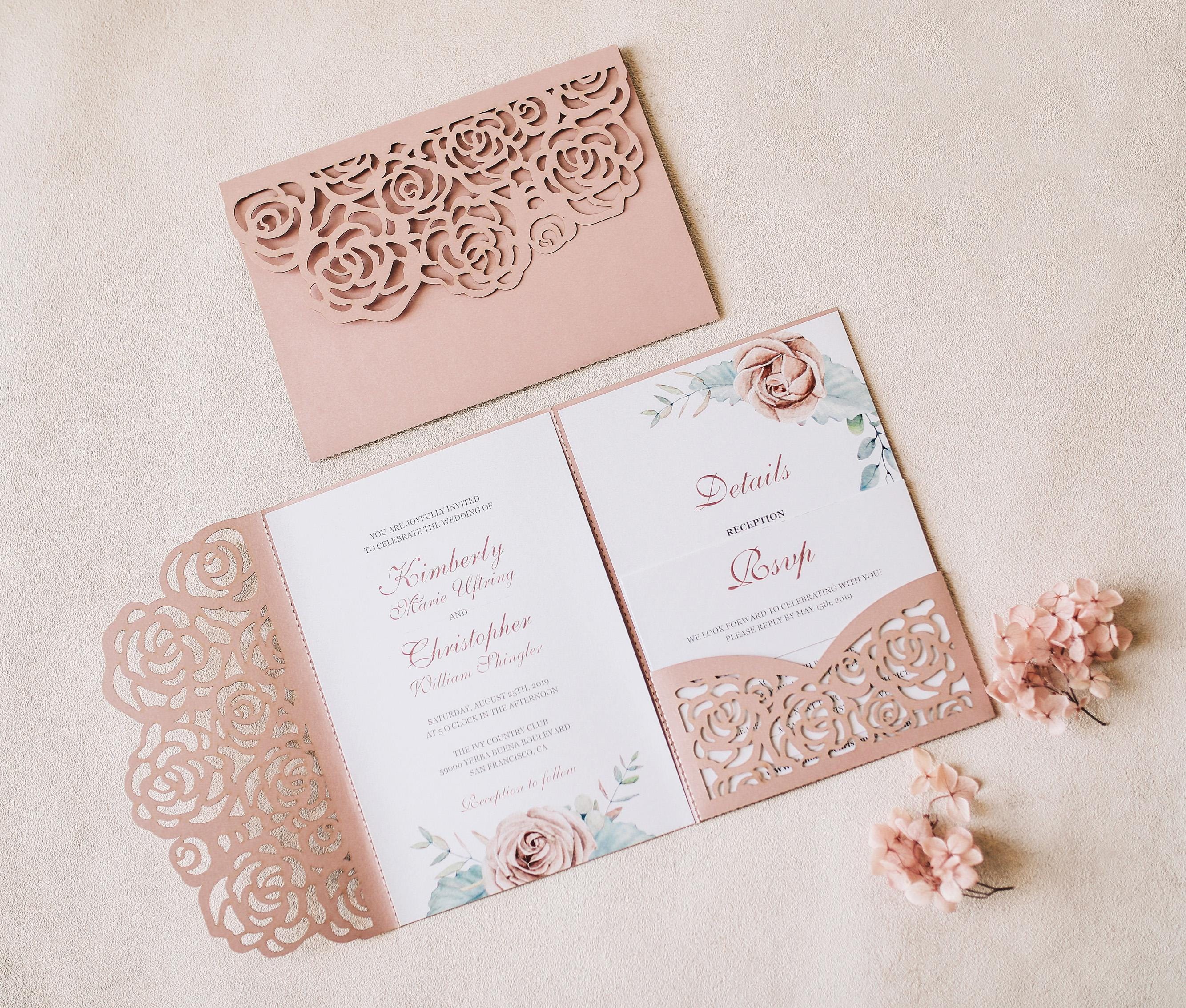 Cricut Wedding Card Templates