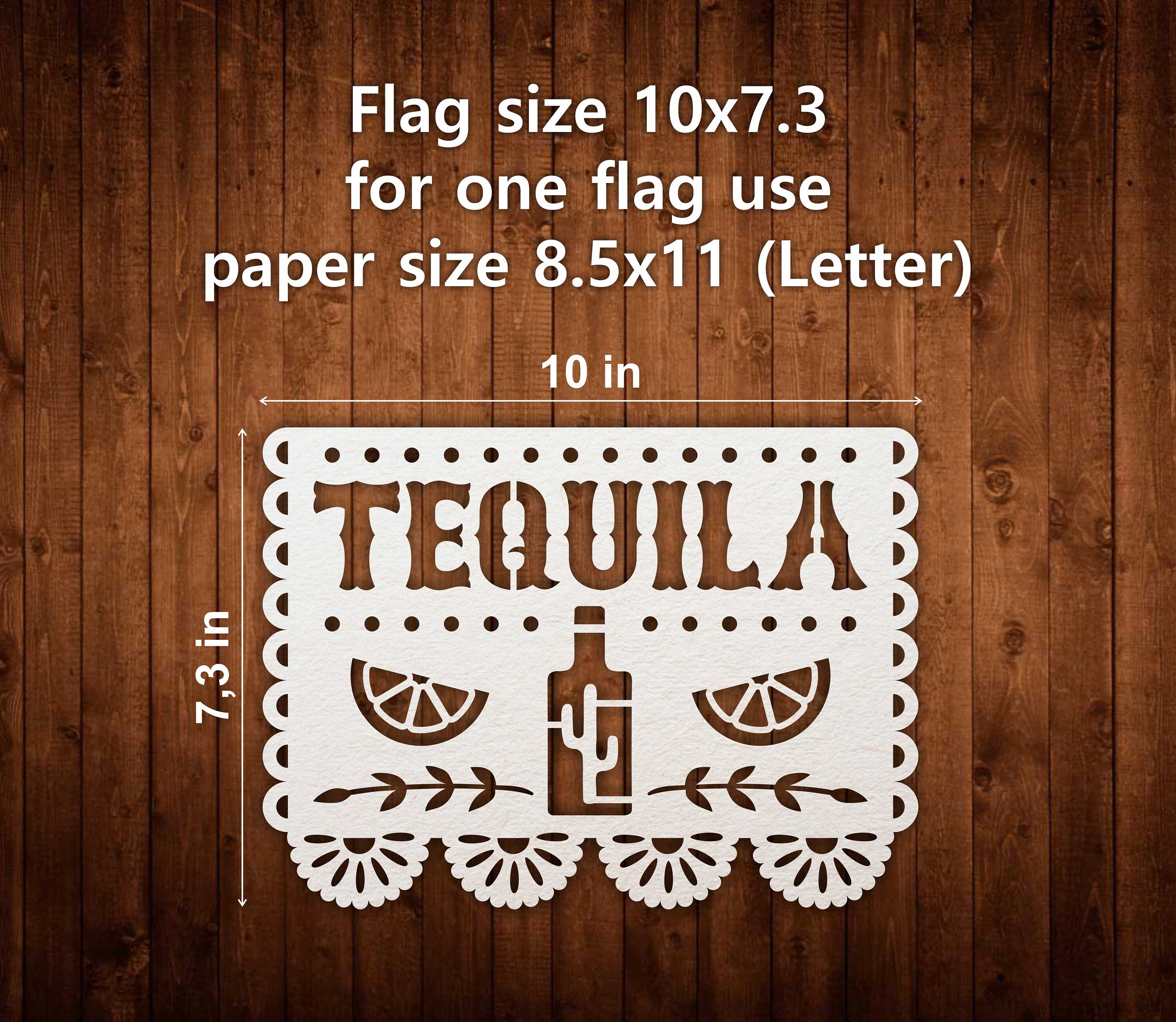 Svg Papel Picado Cricut Tequila Mexican Fiesta Template - Etsy Svg Papel Picado Cricut Tequila Mexican Fiesta Template - Etsy