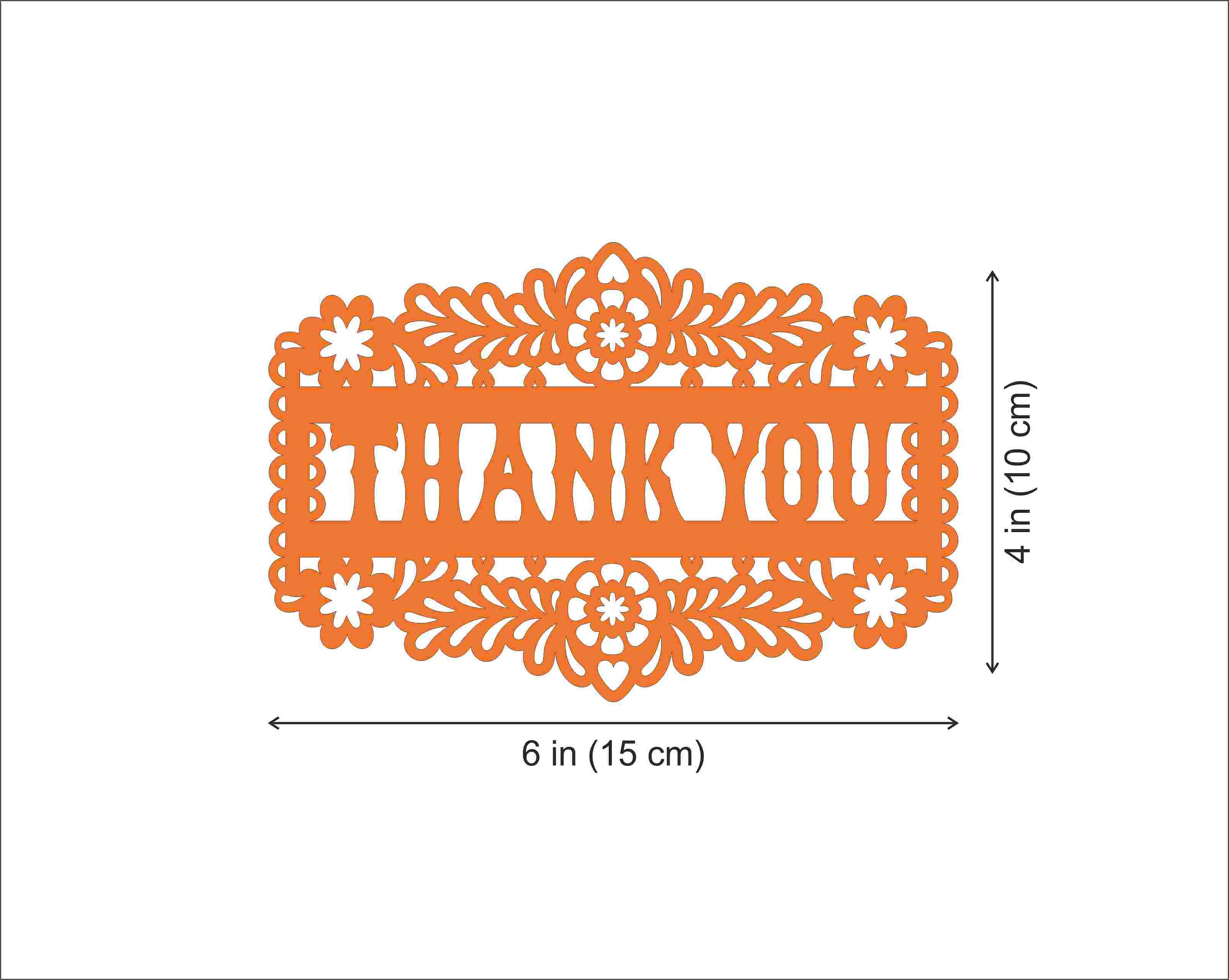 Mexican Fiesta Thank You Card SVG Template: Papel Picado File (digital ...
