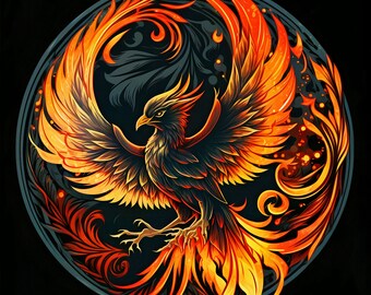 Print Phoenix - Etsy