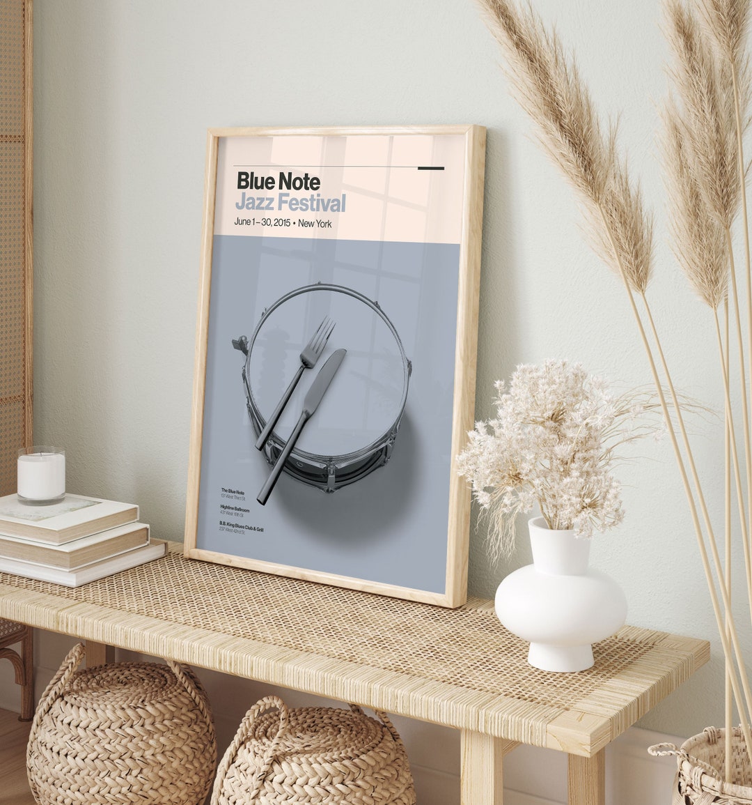Blue Note Jazz Festival | Jazz Poster | New York Jazz | Art Print ...