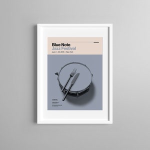 Blue Note Jazz Festival | Jazz Poster | New York Jazz | Art Print ...