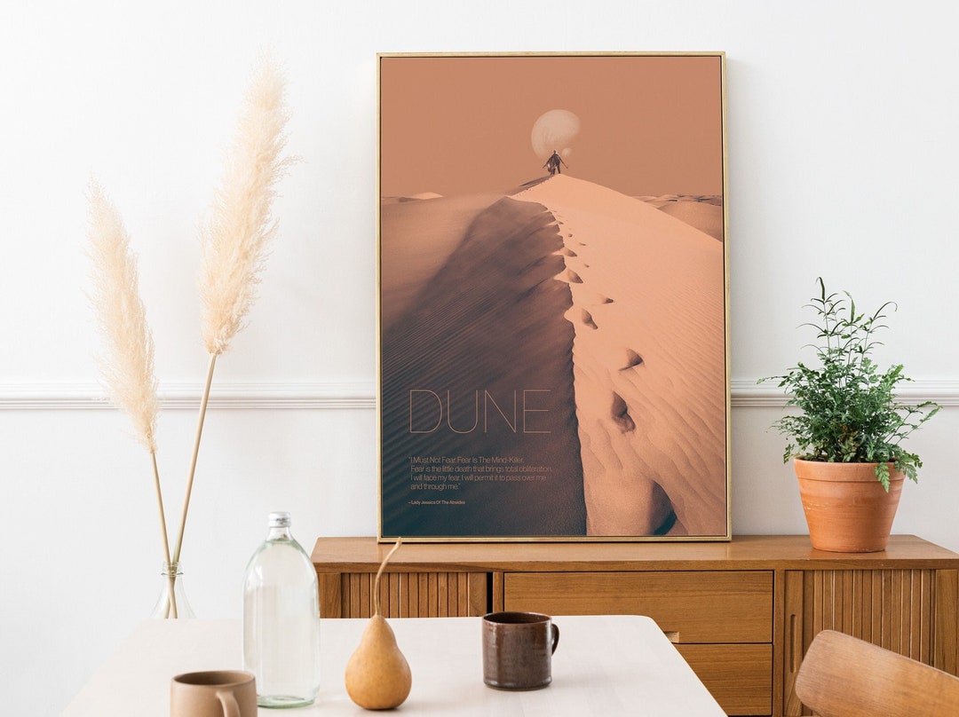Poster Inspired by DUNE | Movie Art Print | Wall Art Decor | Home Decor ...