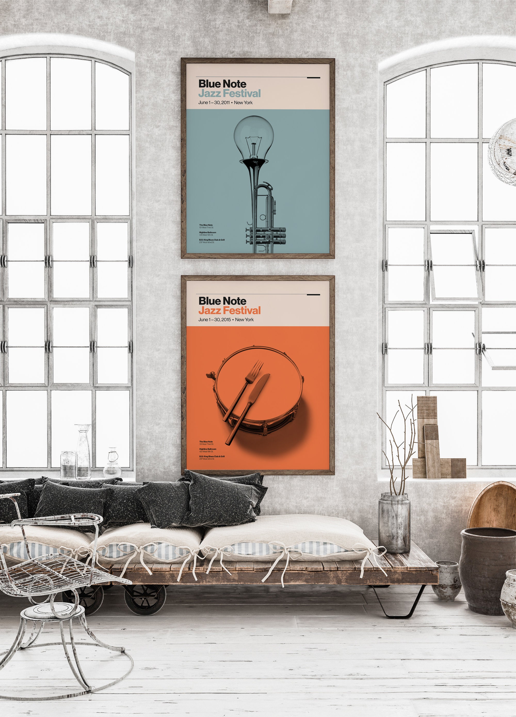 Blue Note Jazz Festival | Jazz Poster | New York Jazz | Blue Art Print ...