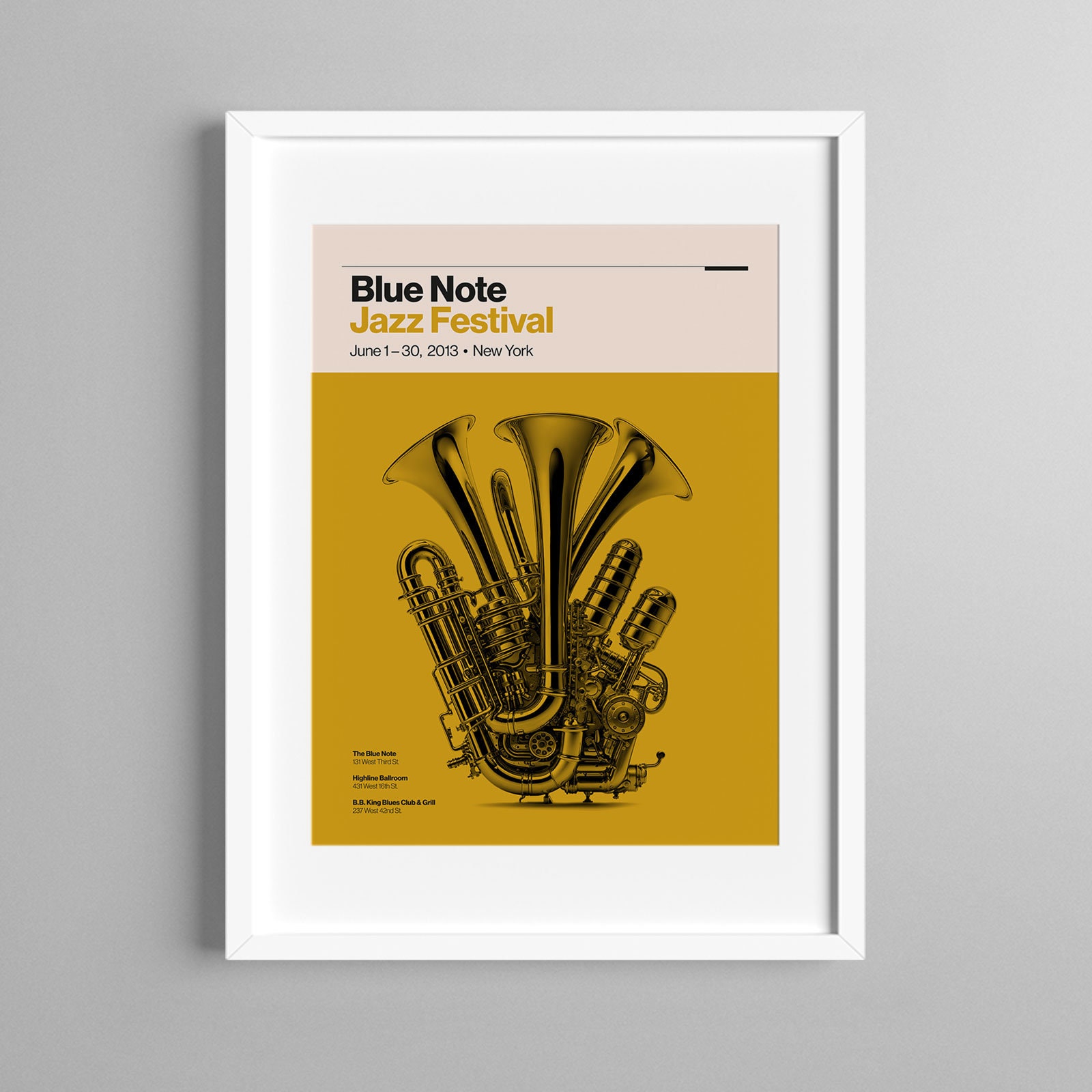 Blue Note Jazz Festival | Jazz Poster | New York Jazz | Trumpet Engine ...