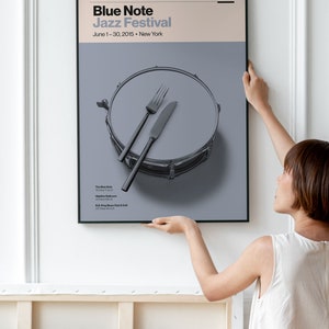 Blue Note Jazz Festival | Jazz Poster | New York Jazz | Art Print ...