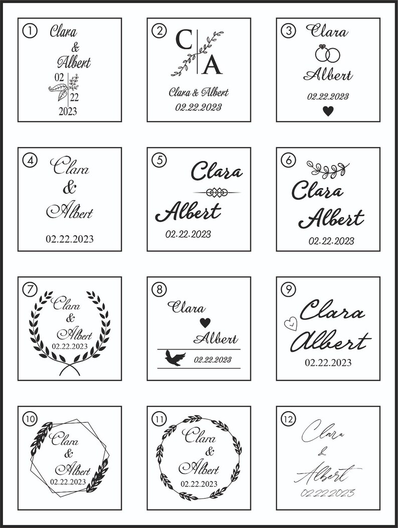 Custom Fridge Magnet, Magnet Favors for Guest, Wedding Gift, Engagement ...