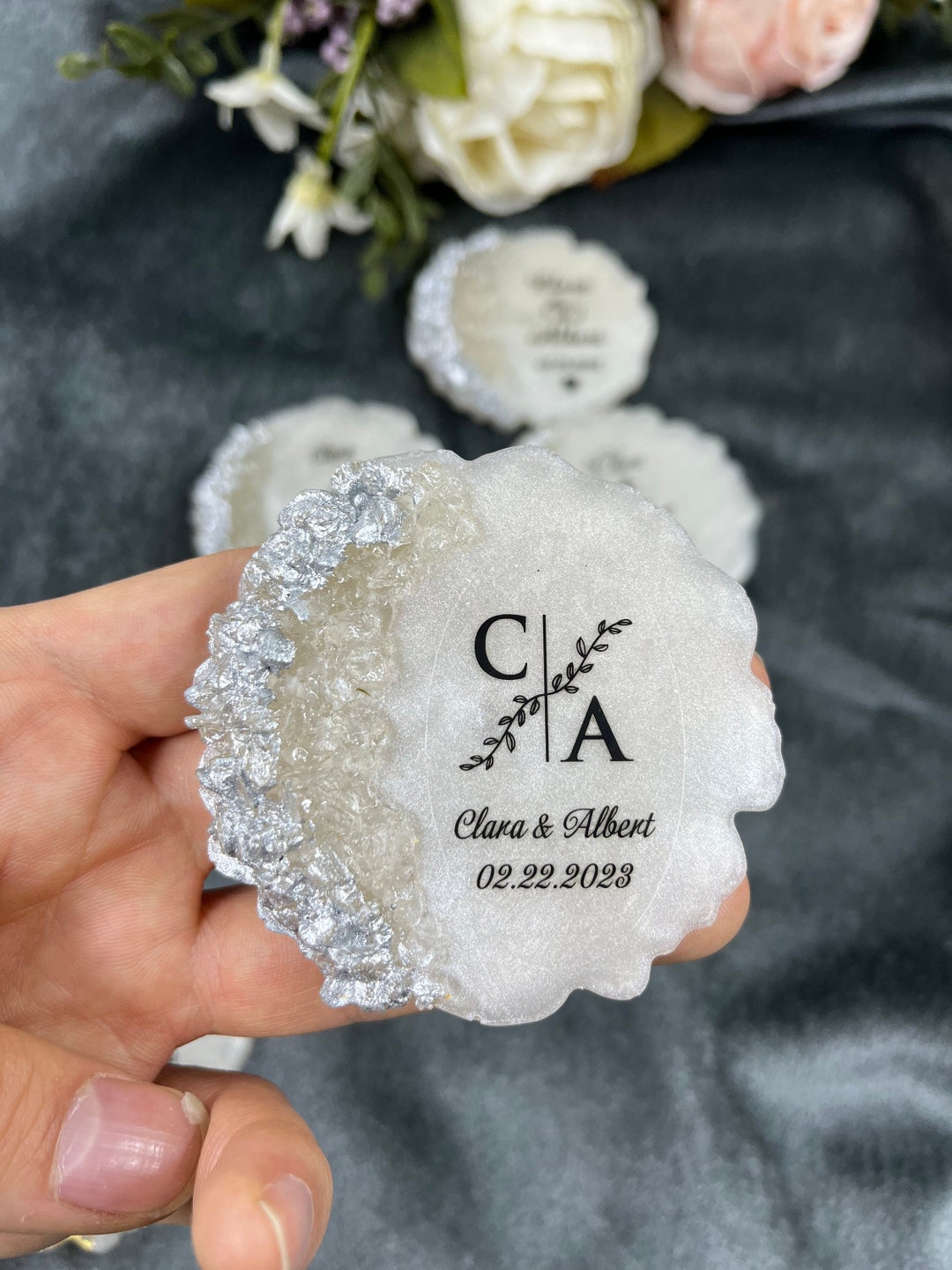 Custom Fridge Magnet, Magnet Favors for Guest, Wedding Gift, Engagement ...