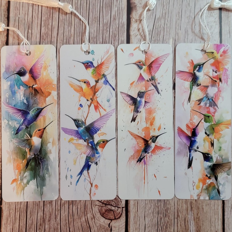 Hummingbird Bookmark - Etsy