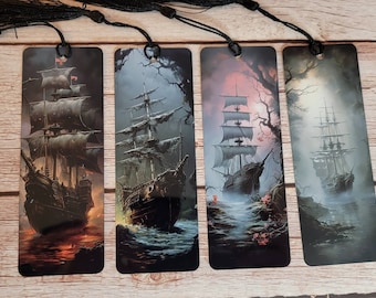Pirate Ship Metal Bookmarks for Pirate Lovers- Handmade and Unique ...