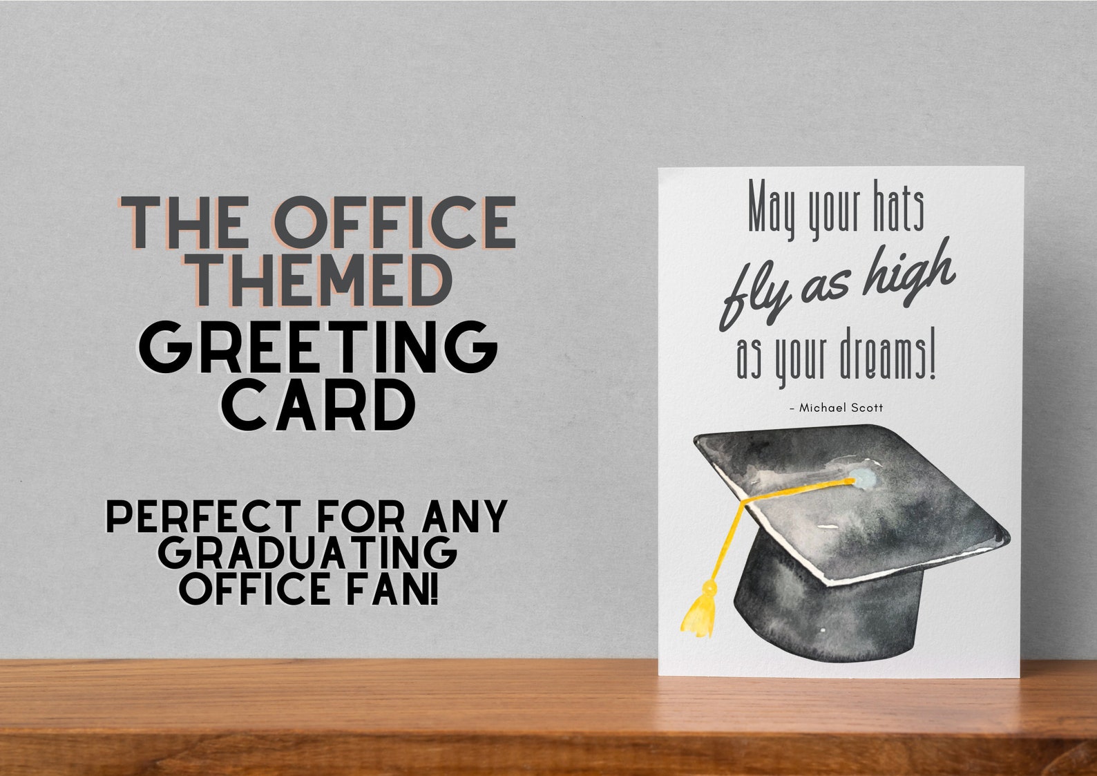 The Office Graduation Card the Office Card for Graduate Office Fan Grad ...