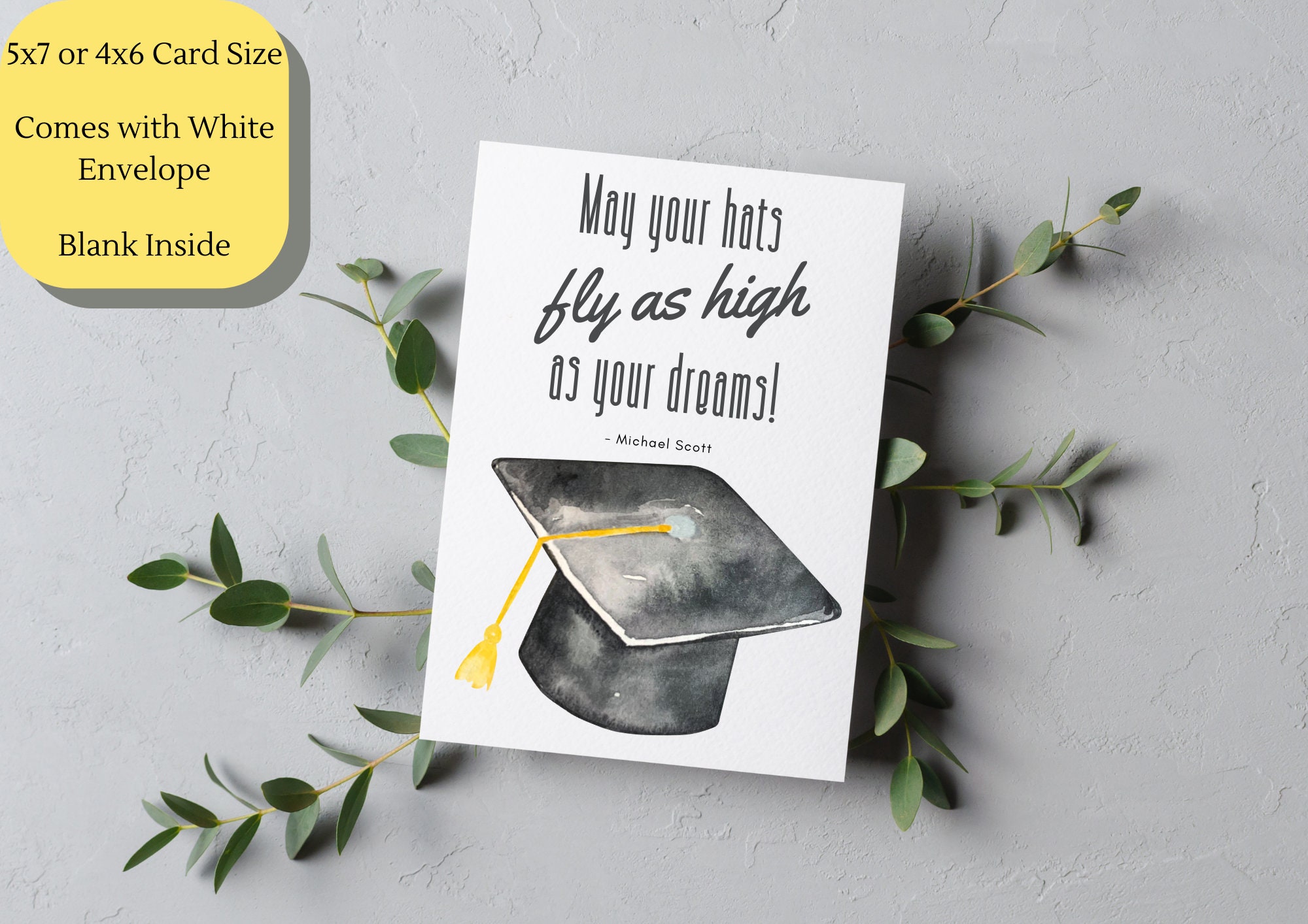 The Office Graduation Card the Office Card for Graduate Office Fan Grad ...