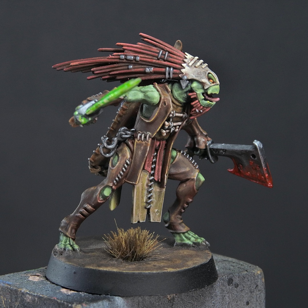 Kroot Flesh Shaper Tau Warhammer 40k painted and Ready to Ship - Etsy