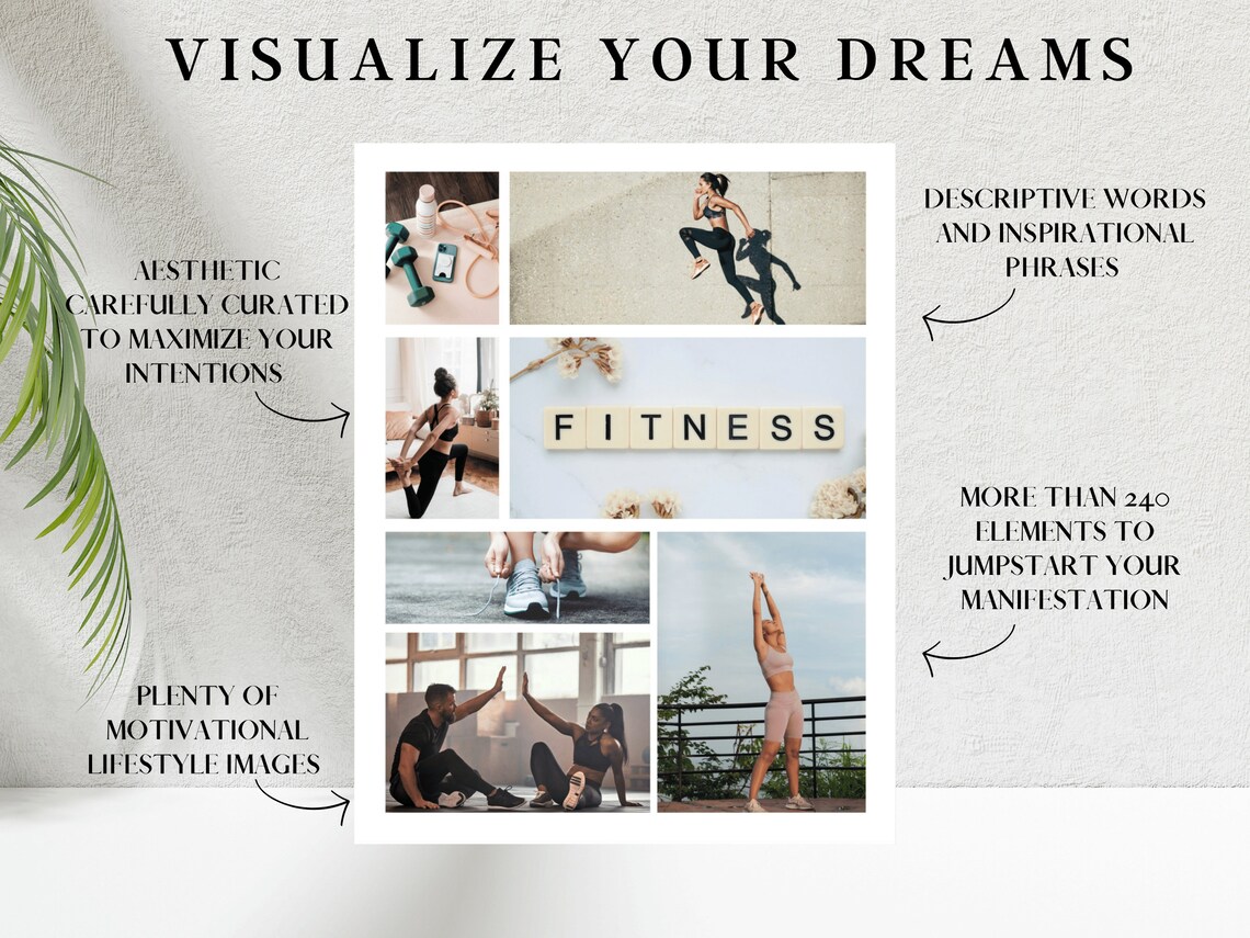 Vision Board Printable 2023 Inspirational Motivational Quotes ...