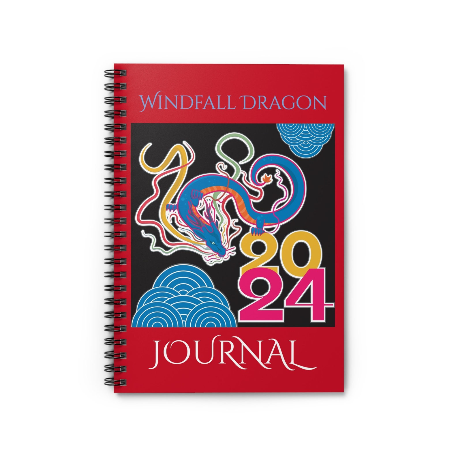 Spiral Notebook Dragon 2024, Notebook Dragon 2024, Spiral Notebook ...