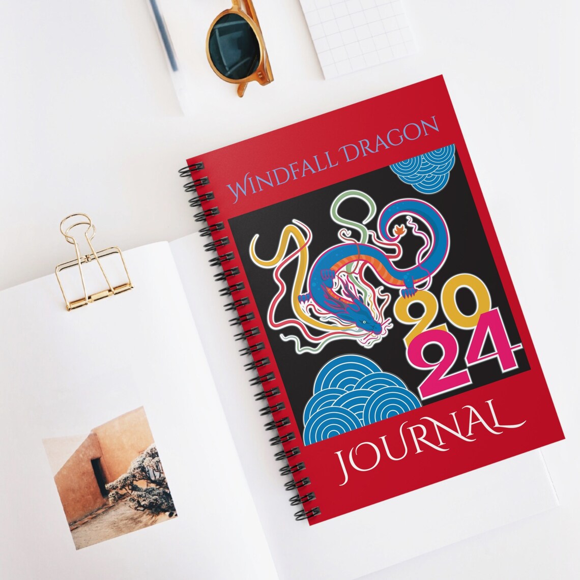 Spiral Notebook Dragon 2024, Notebook Dragon 2024, Spiral Notebook ...