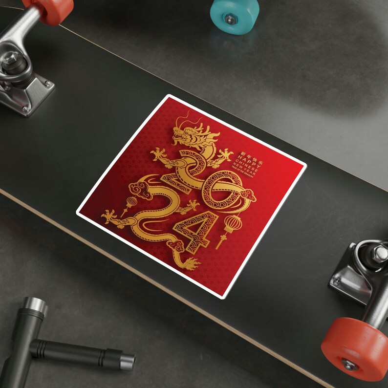 Dragon 2024 Stickers, Lunar New Year Dragon Sticker, Dragon Stickers ...