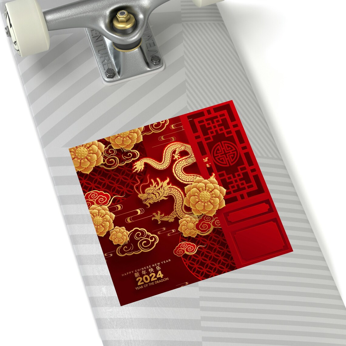 Dragon 2024 Square Stickers, Dragon Stickers 2024, Lunar New Year 2024 ...