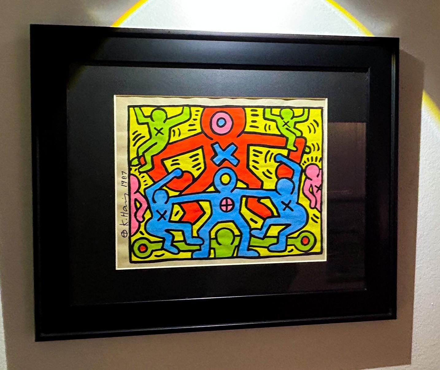 Keith Haring Original, Keith Haring Artwork Original, Pop Art Original ...