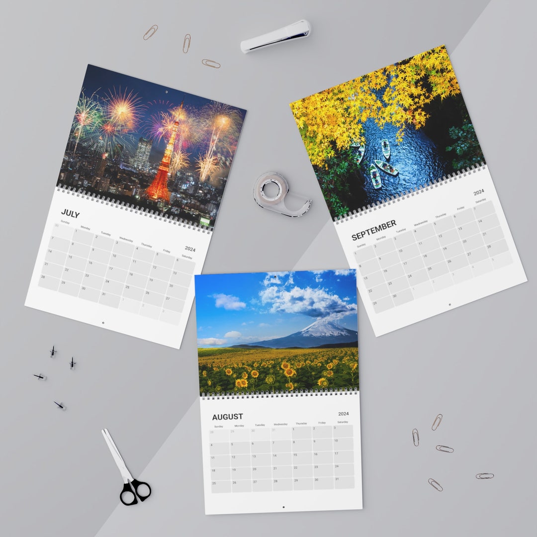 Japan Calendar 2024, Calendar 2024 Japan, Calendar Photography 2024 ...