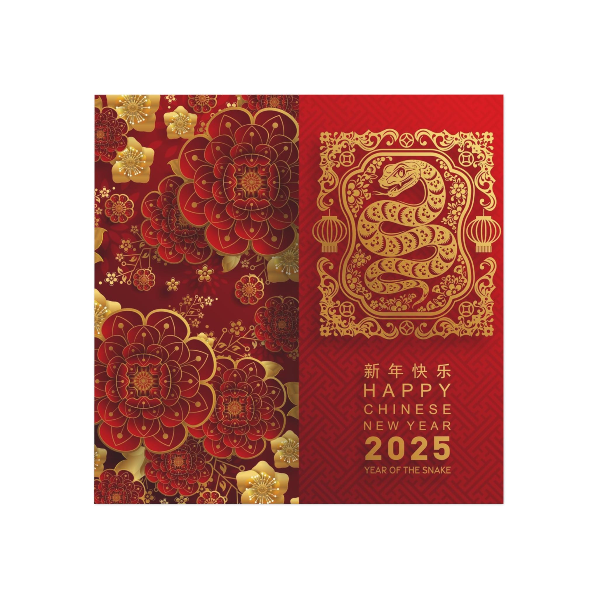 Chinese New Year Magnet, Year of the Snake Magnet, Lunar New Year Gift ...