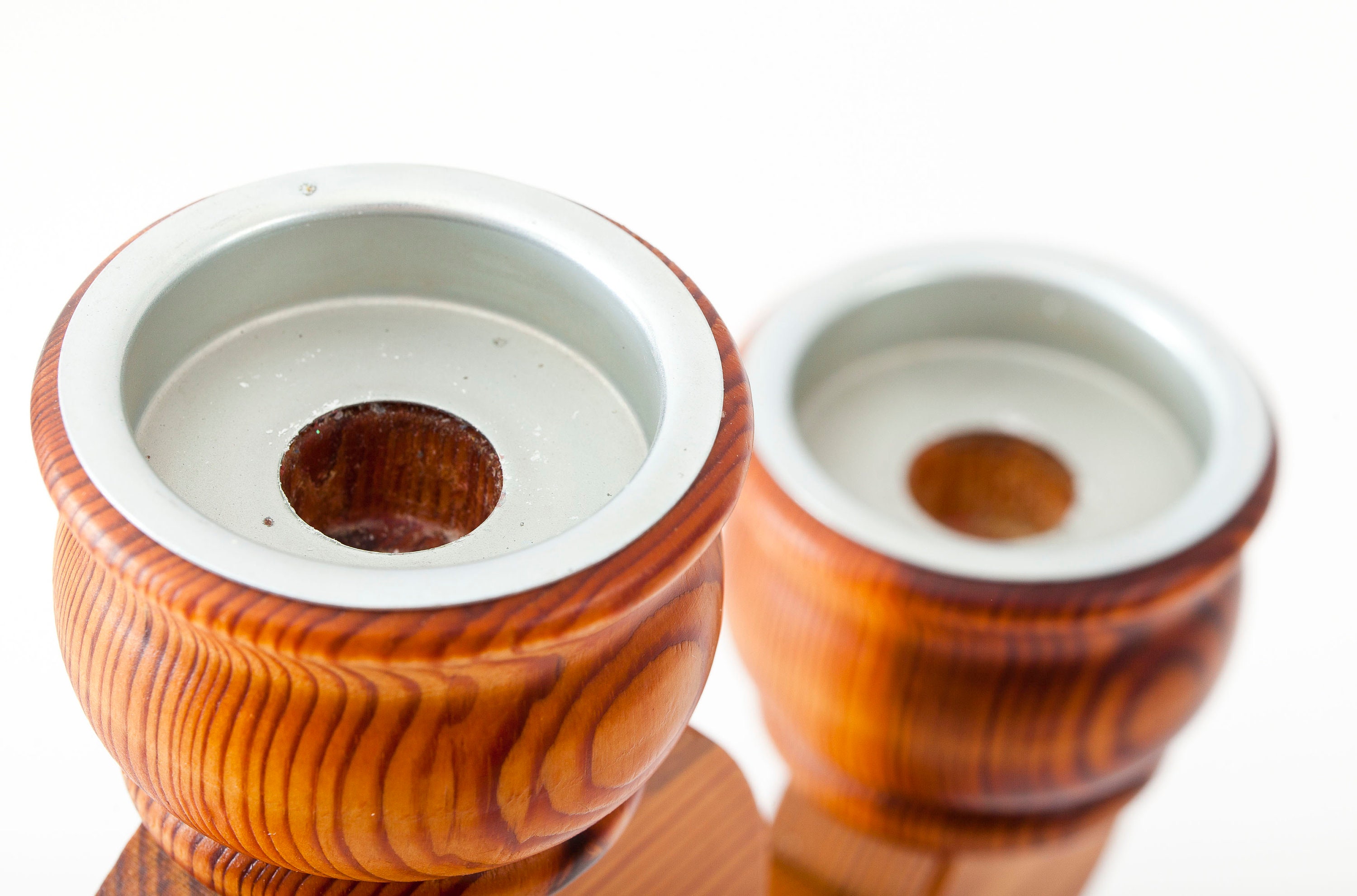 SMÅLANDSSLÖJD Design Stig Johnsson Rustic Vintage Candle Holder ...
