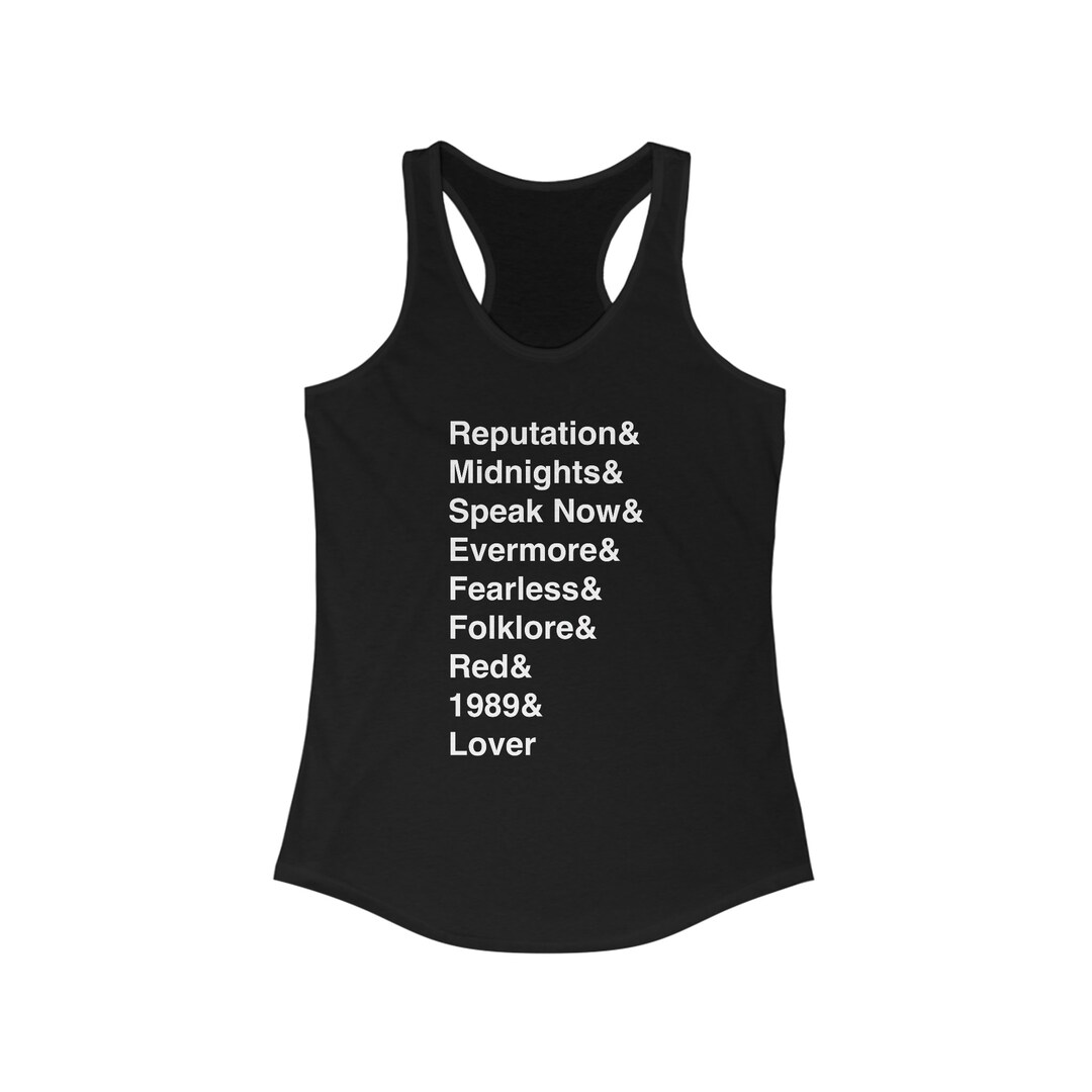 Swiftie albums Tank - Etsy