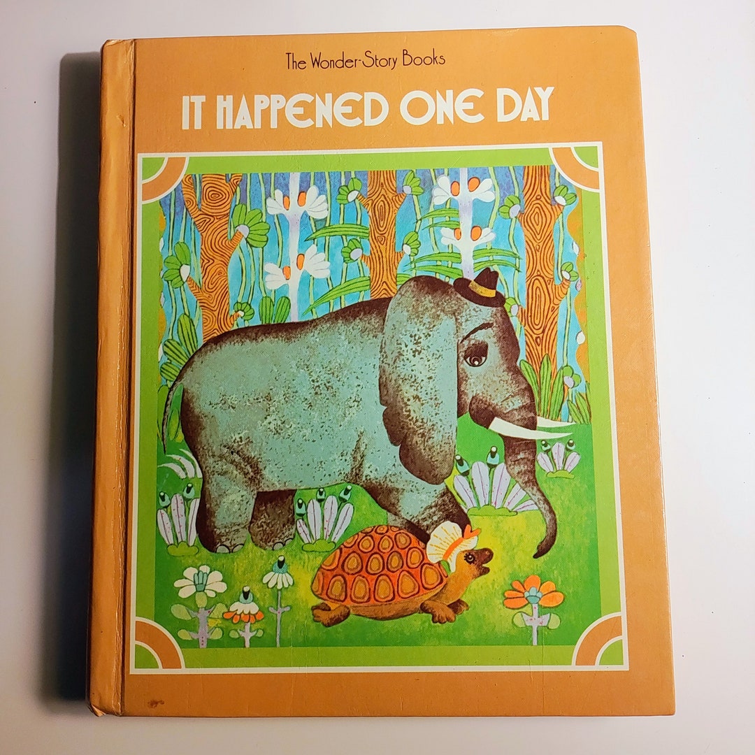 1978 the Wonder-story Books It Happened One Day, 70s Vintage ...
