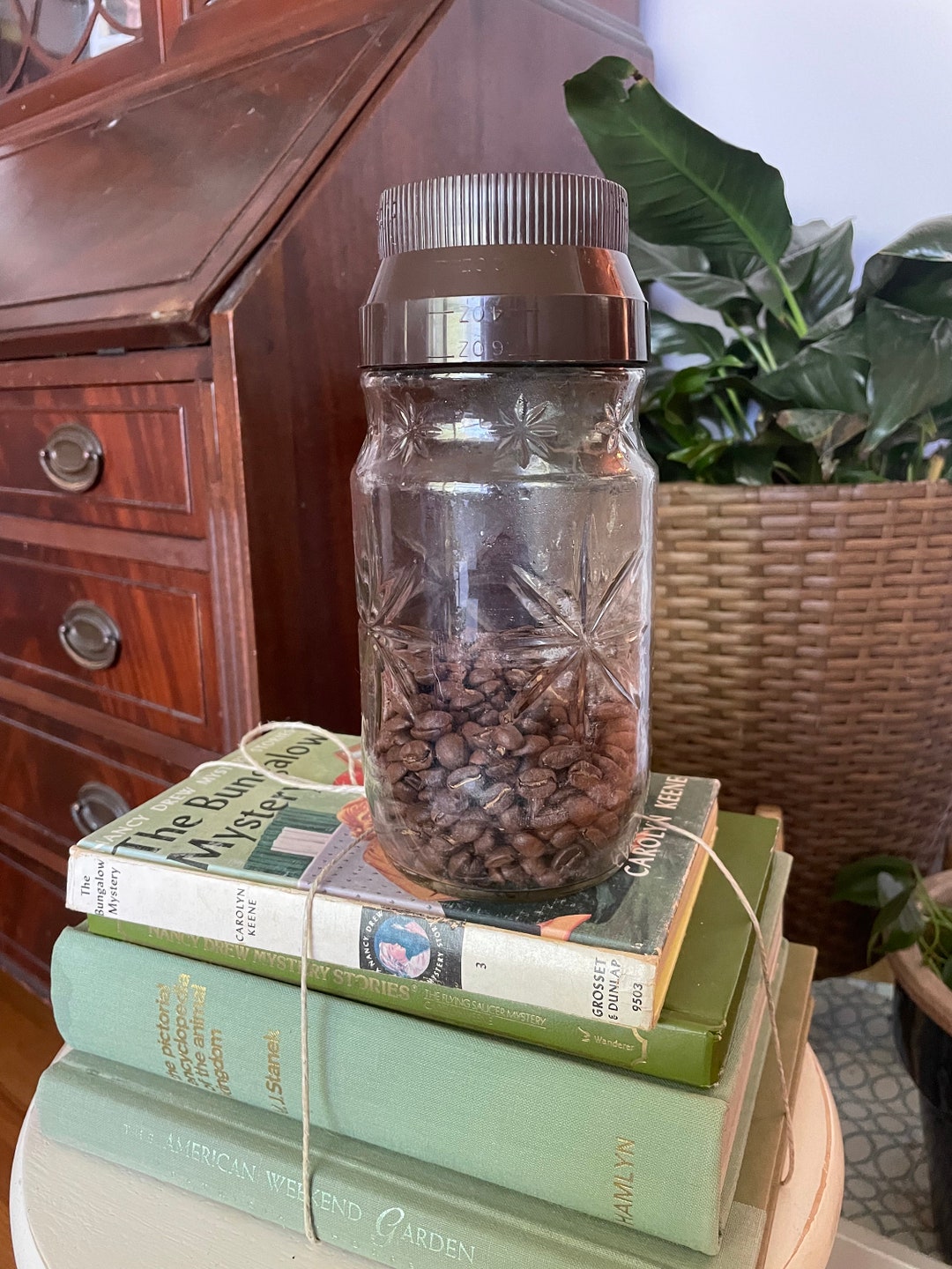 Vintage Anchor Hocking Sanka Instant Coffee Jar Atomic - Etsy